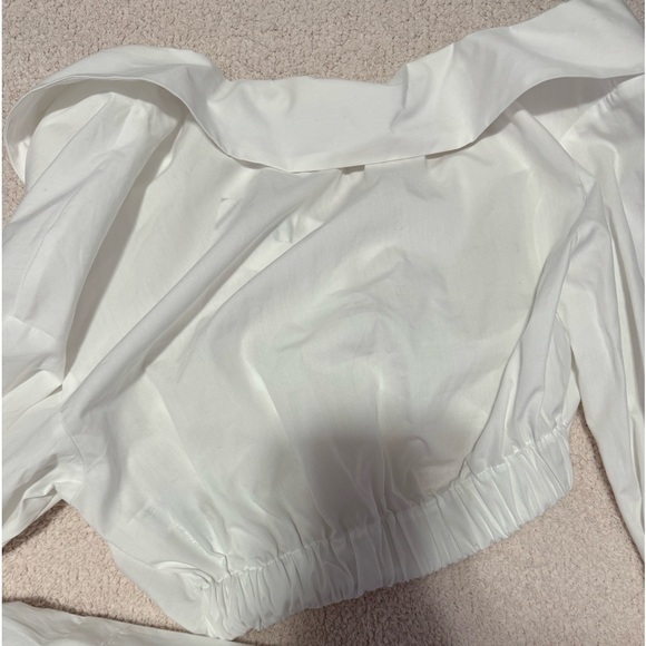 Zara | Tops | Nwt Zara Asymmetrical Collard Top | Poshmark